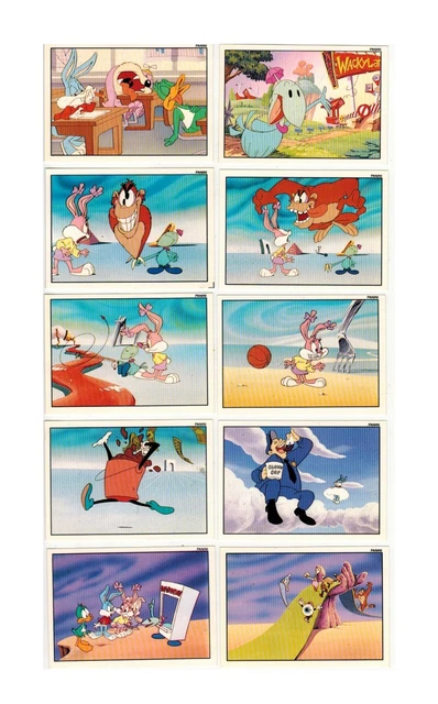 TINY TOON ADVENTURES Lot 10 Stickers Panini 1991 £3.22 - PicClick UK