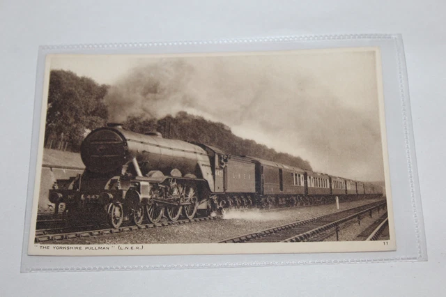 VINTAGE RAILWAY LOCOMOTIVE Postcard - Lner The Yorkshire Pullman 4473 £ ...