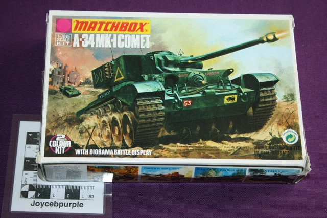 MATCHBOX A-34 MK.I Comet 1:76 scale model tank kit PK-72 EUR 23,16 ...