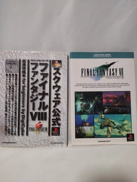 SET DI GUIDE di Final Fantasy VII e VIII PlayStation Edition e oggetti ...
