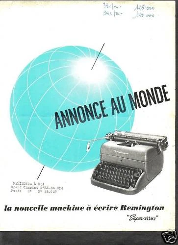 REMINGTON SUPER RITER (83) Writing Machine Catalog £11.20 - PicClick UK