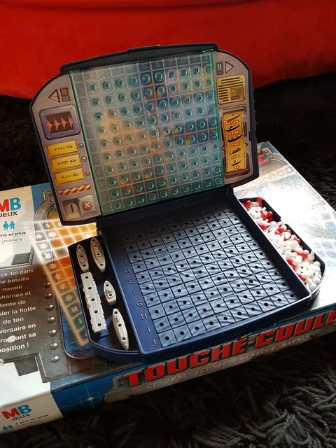 JEU DE SOCIÉTÉ BATAILLE NAVALE TOUCHÉ COULÉ MB 1999 EUR 28,00 - PicClick FR