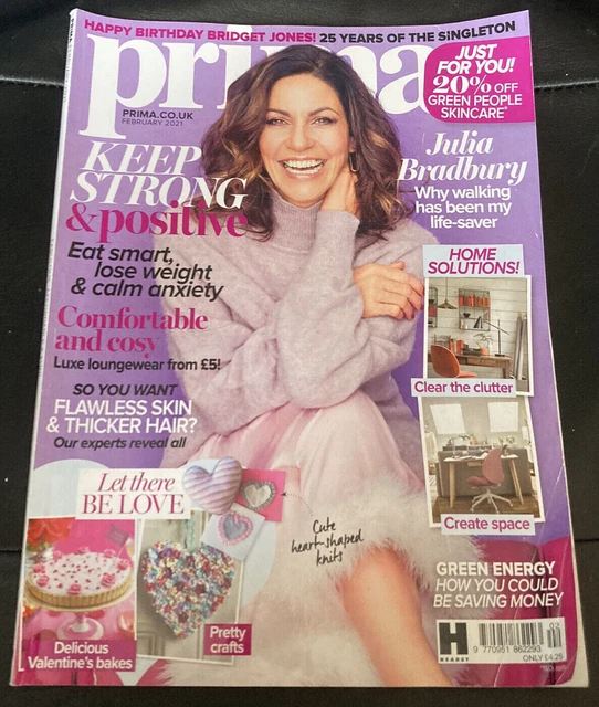 PRIMA LADIES MAGAZINE Issue February 2021 Julia Bradbury Recipe Craft ...