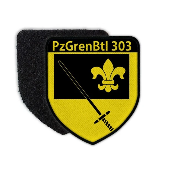 PZGRENBTL 303 AUFNÄHER Patch - Armored Grenadiers Bataillon Bundeswehr ...