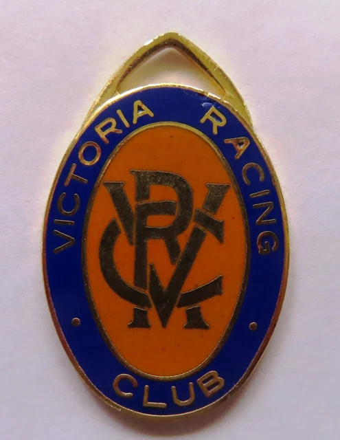 1983/84 ENAMEL RACING Member Badge: VICTORIAN RACING CLUB (VRC) $12.95 ...