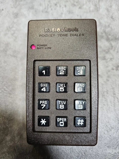 RADIO SHACK POCKET tone dialer model 43-138. June 1984 Works Great £28. ...