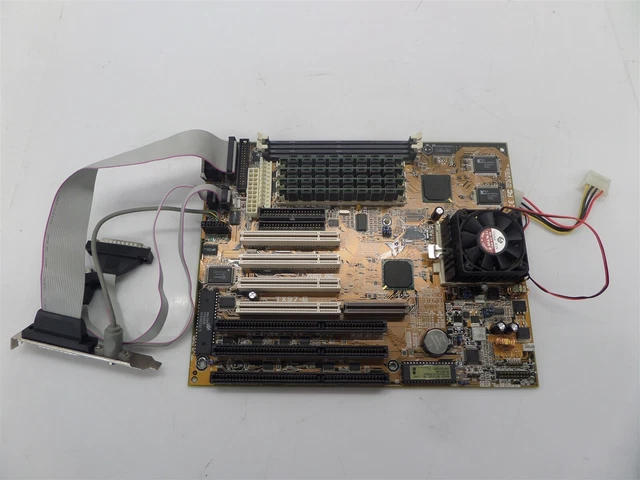 VINTAGE ASUS TX97-E Motherboard w/ AMD-K6-233ANR 233MHz CPU £107.38 ...