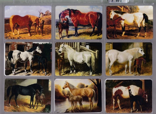 9 SWAP PLAYING CARDS HORSES foals mares EUR 5,43 - PicClick FR