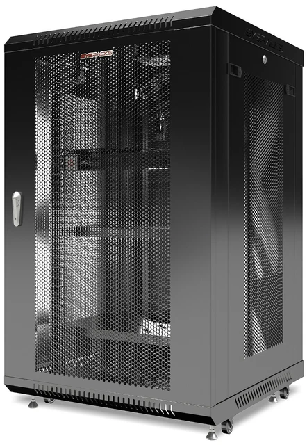 18U WALL MOUNT Server Rack Network Cabinet Locking Av Data Enclosure ...