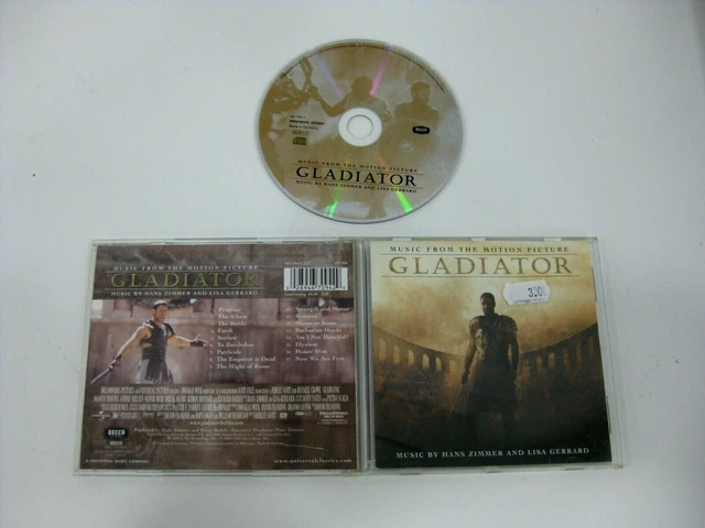 GLADIATOR CD MUSICA Dalla Colonna Sonora Originale EUR 15,15 - PicClick IT
