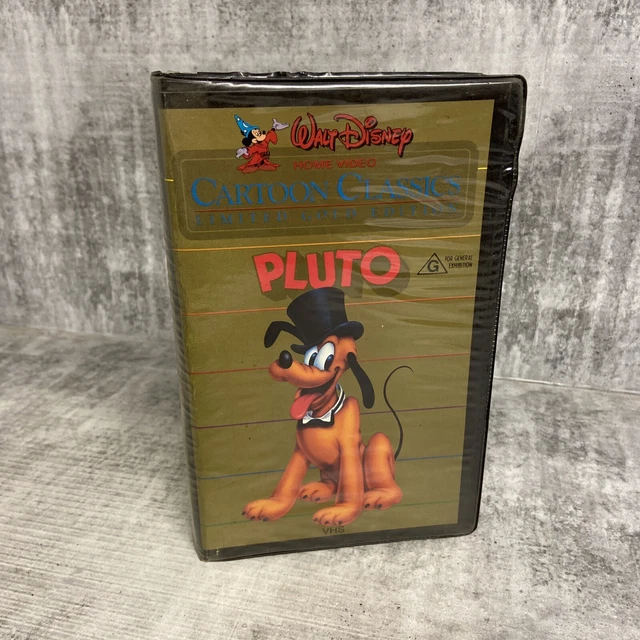 WALT DISNEY CARTOON Classics Pluto VHS Movie Video Cassette Tape £6.25 ...