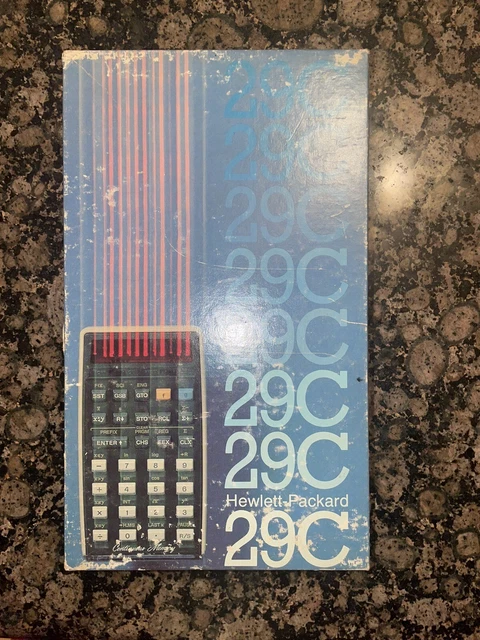 HEWLETT PACKARD TASCHENRECHNER HP 29C mit Etui, Benutzerhandbuch ...