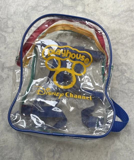 VINTAGE KIDS DISNEY Channel Play House Transparent Rucksack £10.80 ...