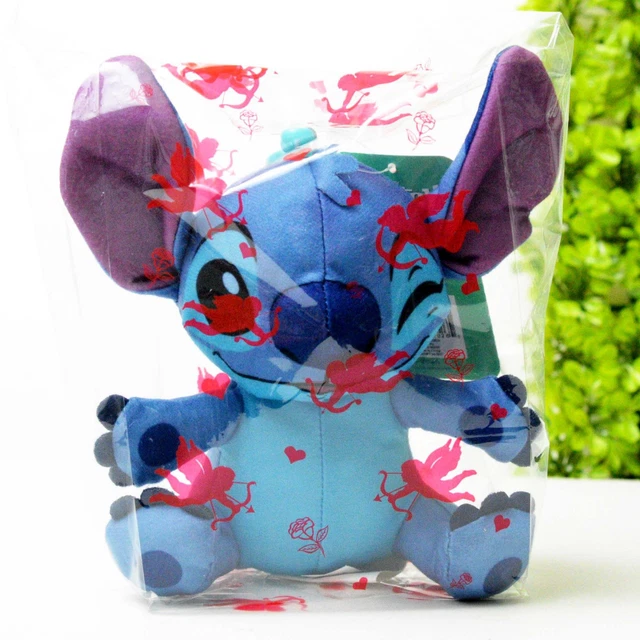 VALENTINE'S DISNEY PLUSH Keychain Lilo and Stitch Stuffed Backpack Clip ...