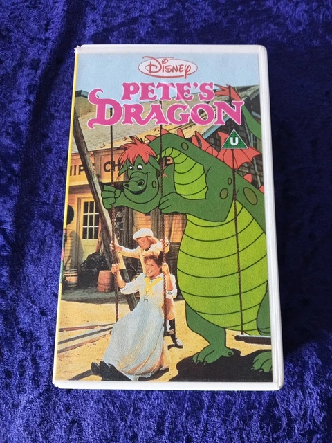 VHS DISNEY PETE'S Dragon Uk Pal Video Tape Reddy Dale Rooney Vintage ...