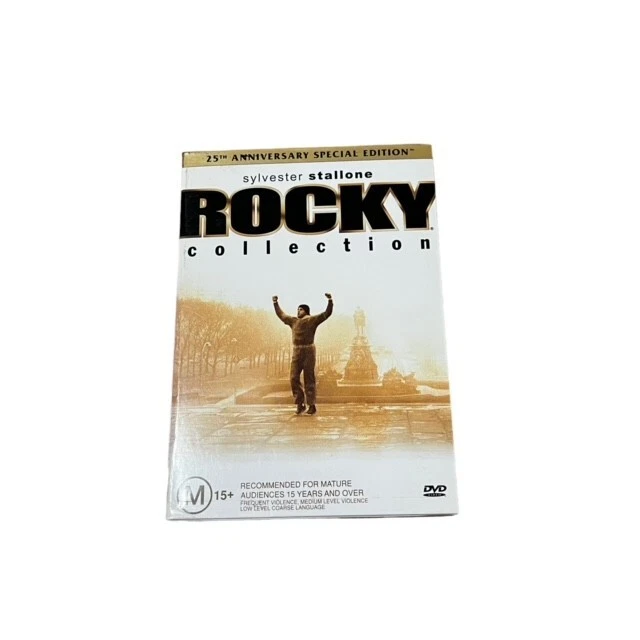 ROCKY COLLECTION 1 - 5 DVD Sylvester Stallone Region 4 Action Drama ...