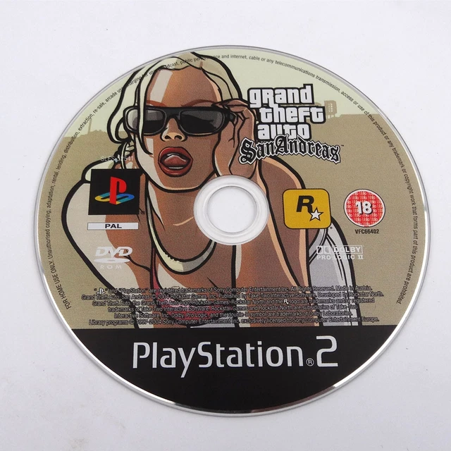 GRAND THEFT AUTO GTA San Andreas Game for Playstation 2 PS2 DISC ONLY £ ...
