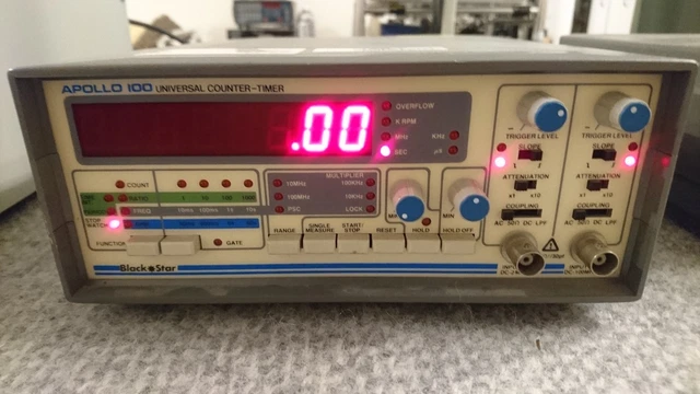 BLACK STAR APOLLO 100 Universal Counter / Timer / RPM / Stop Watch ...