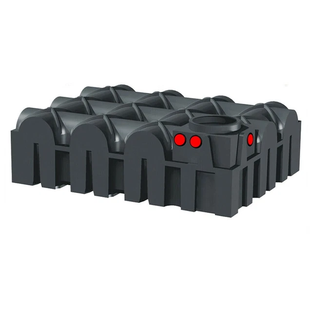 FLACHTANK REGENWASSERTANK ZISTERNE Erdtank Wassertank 5000 L inkl ...