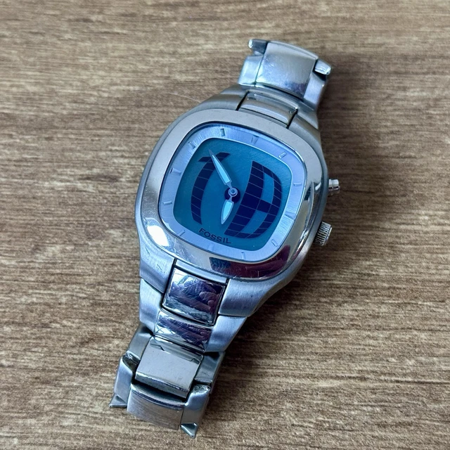 FOSSIL BIG TIC JR-8142 Mens Stainless Steel Strap Watch - Working Animations £119.99 - PicClick UK