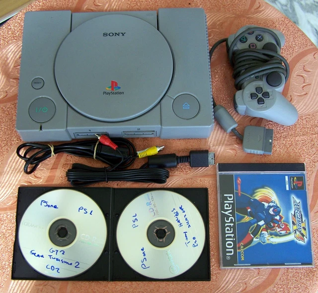 VINTAGE SONY PLAYSTATION 1 Console (SCPH-7502) ps1 and games. £78.95 ...