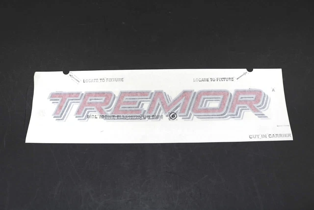 NEW OEM FORD TREMOR Pickup Bed Side Decal Red EL3Z-9925622-CA F-150 ...