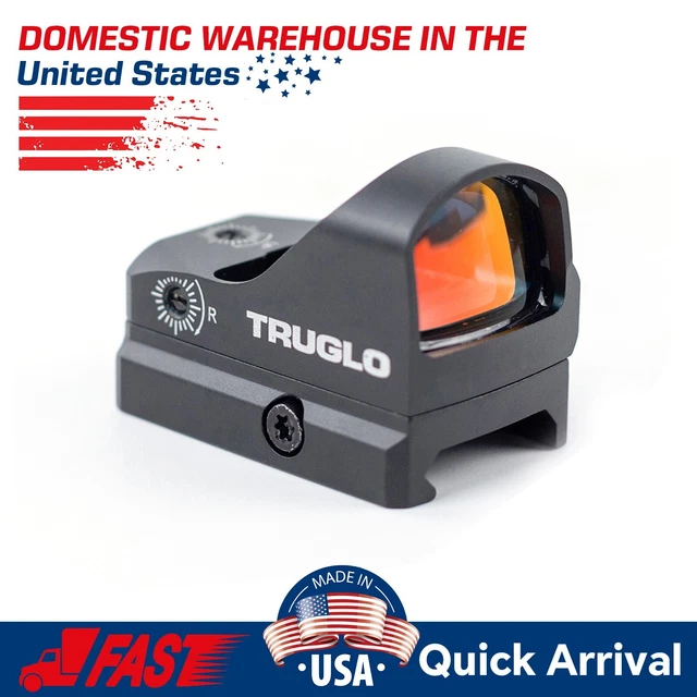 TRUGLO TRU-TEC MICRO Sub-Compact 3 MOA Open Red-Dot Sight TG8100B RMS ...