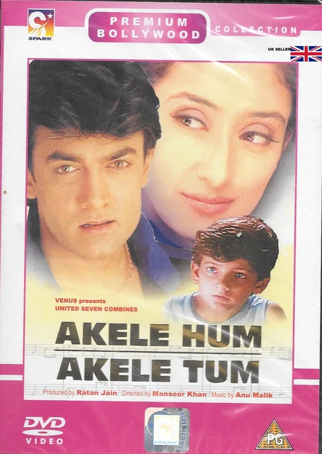 AKELE HUM AKELE Tum - Aamir Khan - Manisha Koirala - New Bollywood Dvd ...