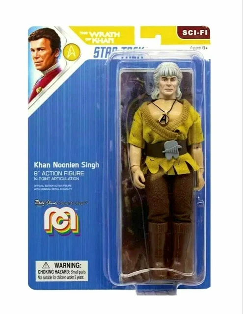 MEGO KHAN NOONIEN Singh Action Figure Star Trek II Wrath of Khan £15.00 ...