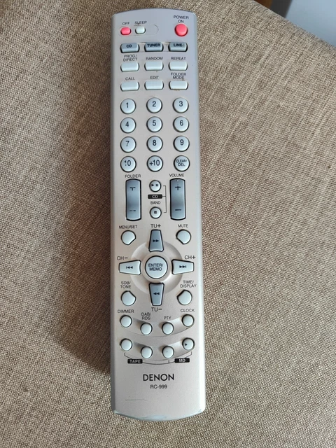 ORIGINAL GENUINE DENON DENON RC-999 CD Audio Remote Control EUR 42,00 ...