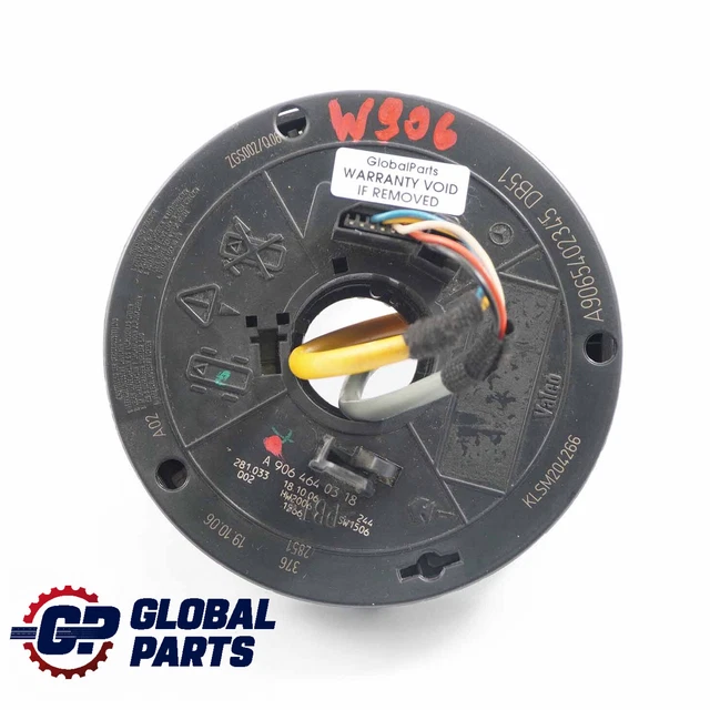 MERCEDES SPRINTER W906 Steering Wheel Slip Ring Airbag Squib ...