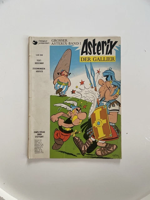GROSSER ASTERIX-BAND 1 Asterix der Gallier aus 1968 fast sehr guter Zustand EUR 150,00 - PicClick DE