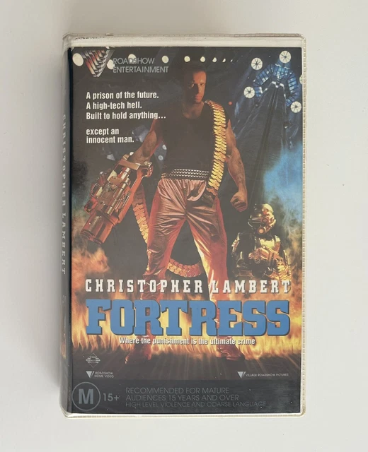 FORTRESS [VHS] ROADSHOW Big Box Clamshell Ex-Rental Video Tape Sci-Fi 1992 $19.95 - PicClick AU