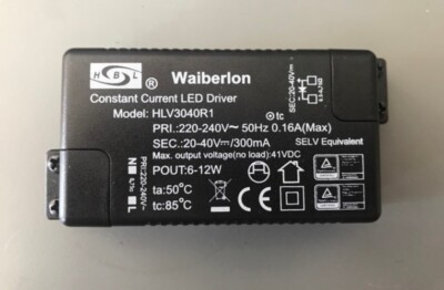 WAIBERLON LED DRIVER HLV50015LB 500mA Treiber Trafo EUR 25,00 - PicClick DE