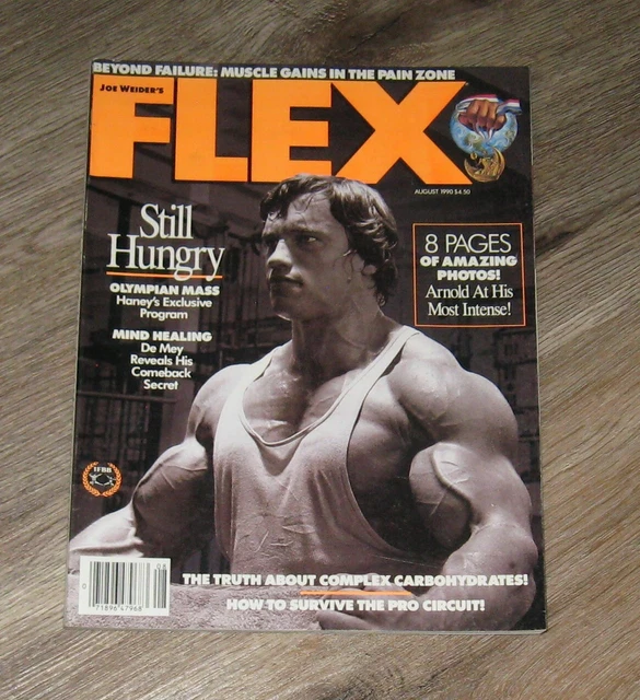 FLEX 1990 MAGAZINE Arnold Schwarzenegger COVER photos At His Most ...
