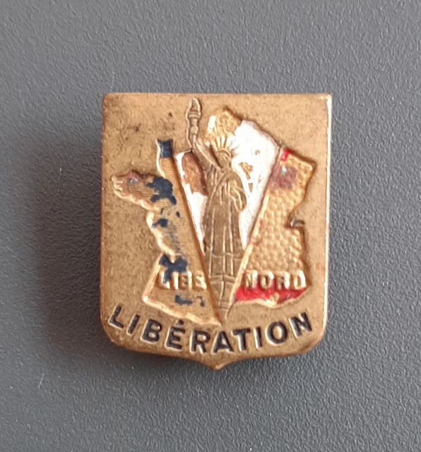 MINIATURE WW2 LIBERATION NORD FFI Resistance Maquis Badge ORIGINAL £15. ...