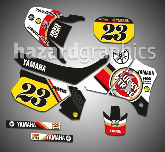 YAMAHA DT 125R DTR DT125R 200R Graphics Kit Sticker Decal Set (LS YEL ...