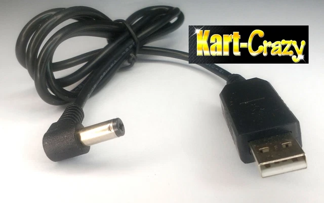 USB POWER LEAD for MyLaps AMB 160, 260 & MX Transponders Charger Kart £ ...
