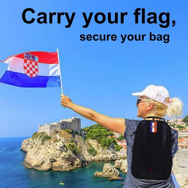 [PACK 2] Croatia Flag Smart Luggage Tag |Trendy Luggage Tag ID ...