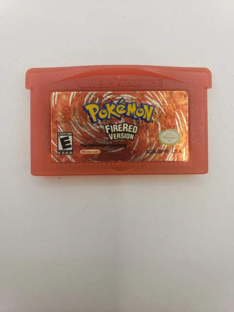 POKEMON FIRERED VERSION (GBA, Authentic) [DEAD SAVE BATTERY] $103.51 ...
