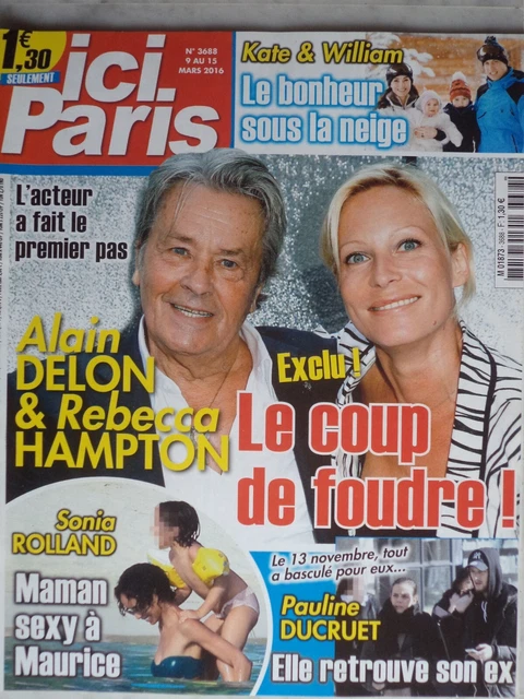 ICI PARIS 3688 DELON Hampton Kate DEWAERE Vianney CHARLEBOIS Léonard ...