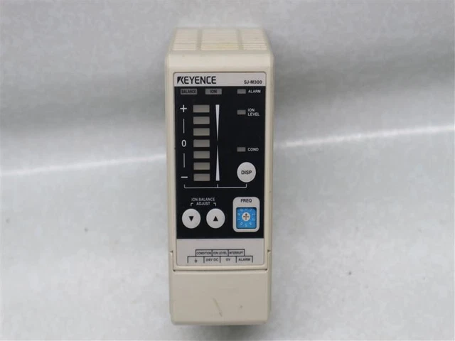 KEYENCE SJ-M300 SJM300 Static Eliminator Controller 24V DC 450mA Class2 ...