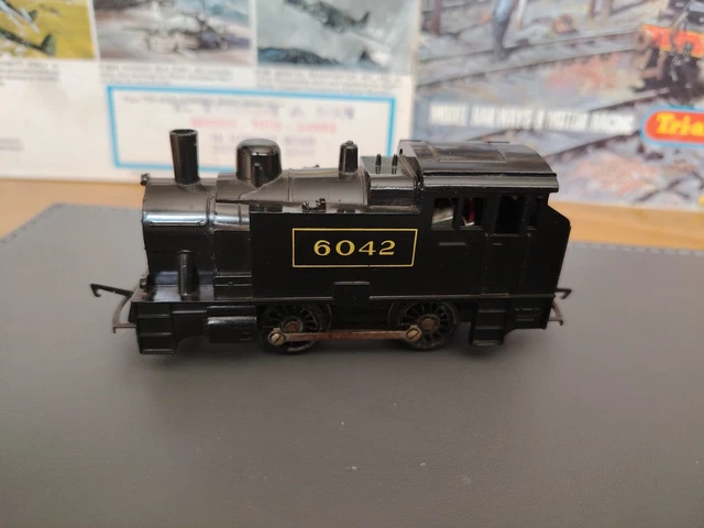 TRIANG HORNBY R755 STARTER SET BR BLACK 0-4-0 TANK LOCOMOTIVE 6042 Not ...