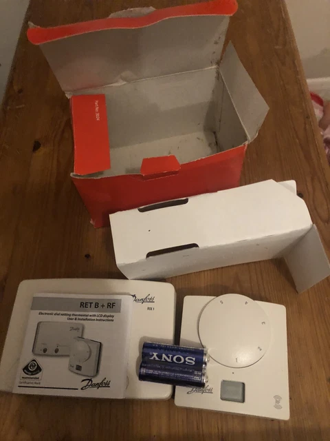 DANFOSS WIRELESS ROOM Thermo + Single Channel Receiver Ret B-Rf +Rx1 ...