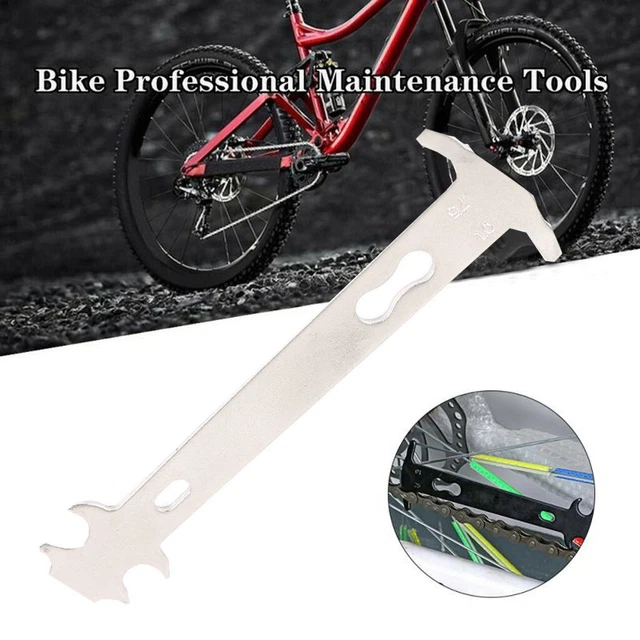 BIKE CHAIN CHECKER Chain Replacement Gauge Check Ruler Chain Wear ...