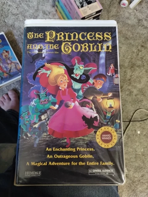 THE PRINCESS AND the Goblin VHS Tape Clamshell Case 1994 Hemdale £1.91 ...