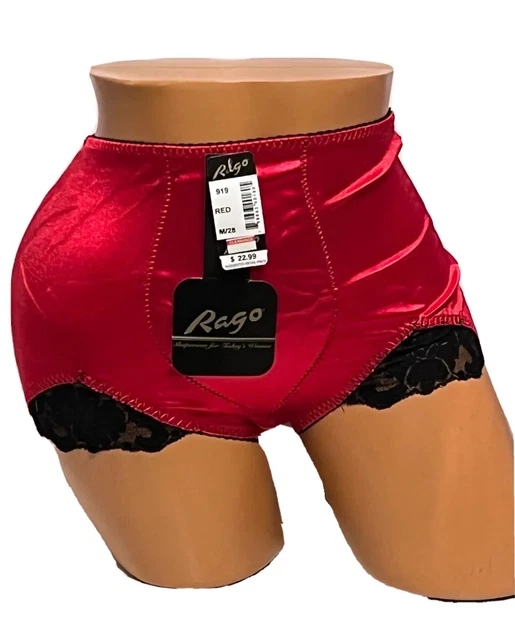 RAGO BRIEF RED Second Skin Pin UP Panties Second Size M Waist 29 Style ...