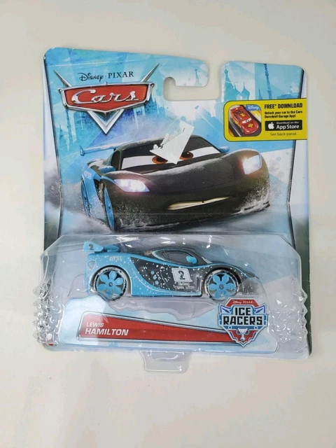 DISNEY PIXAR CARS Lewis Hamilton Ice Racers Diecast 2014 Mattel $17.89 ...