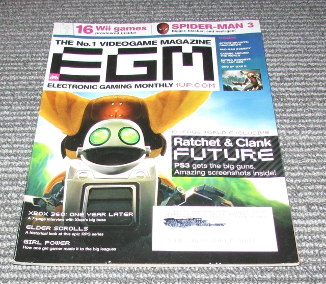 ELECTRONIC GAMING MONTHLY EGM April 2007 Issue #214 (Ratchet & Clank ...