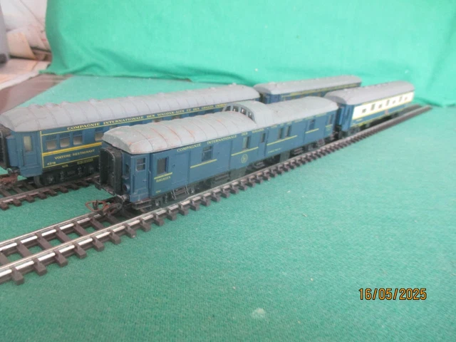 JOUEF OO '4 x Orient Express Coaches 1 Baggage 1 Restaurant 2 Passenger ...